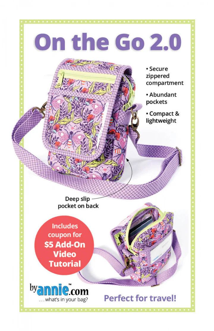 On the Go 2.0 by Annie Pattern – A Sewing Sensation Calgary